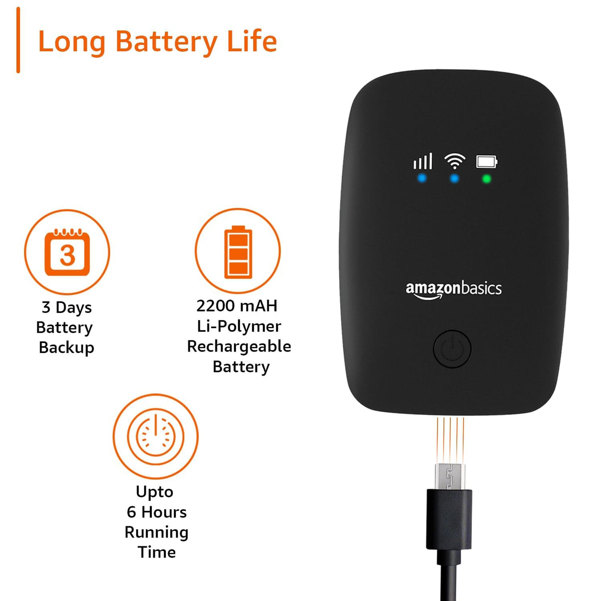 Amazon Basics 4G LTE Wireless Dongle with All Sim Network Support ...