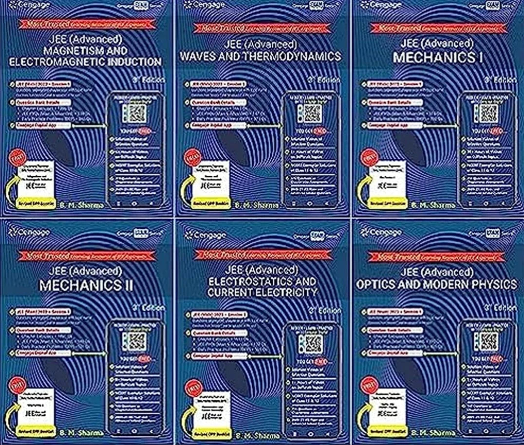 Cengage JEE Advanced Physics for 2021 - Set of 6 Books by B. M. Sharma ...