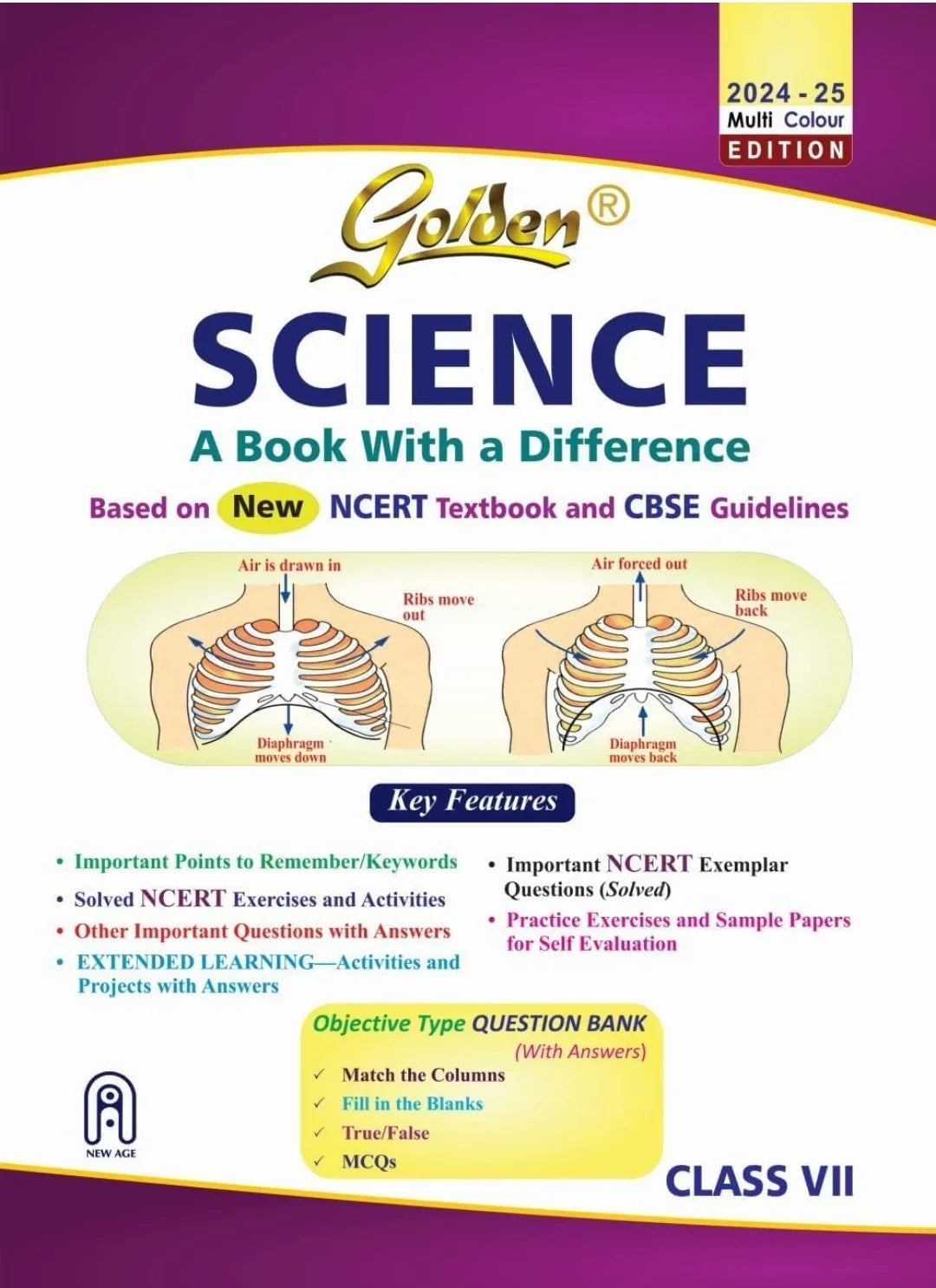 Golden Science: Based on NEW NCERT for Class- 7 (For 2024 Final Exams ...