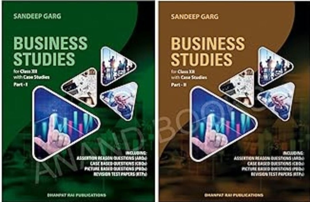 Business Studies Class 12 Books with Case Studies, Part 1 and 2, 2025 ...