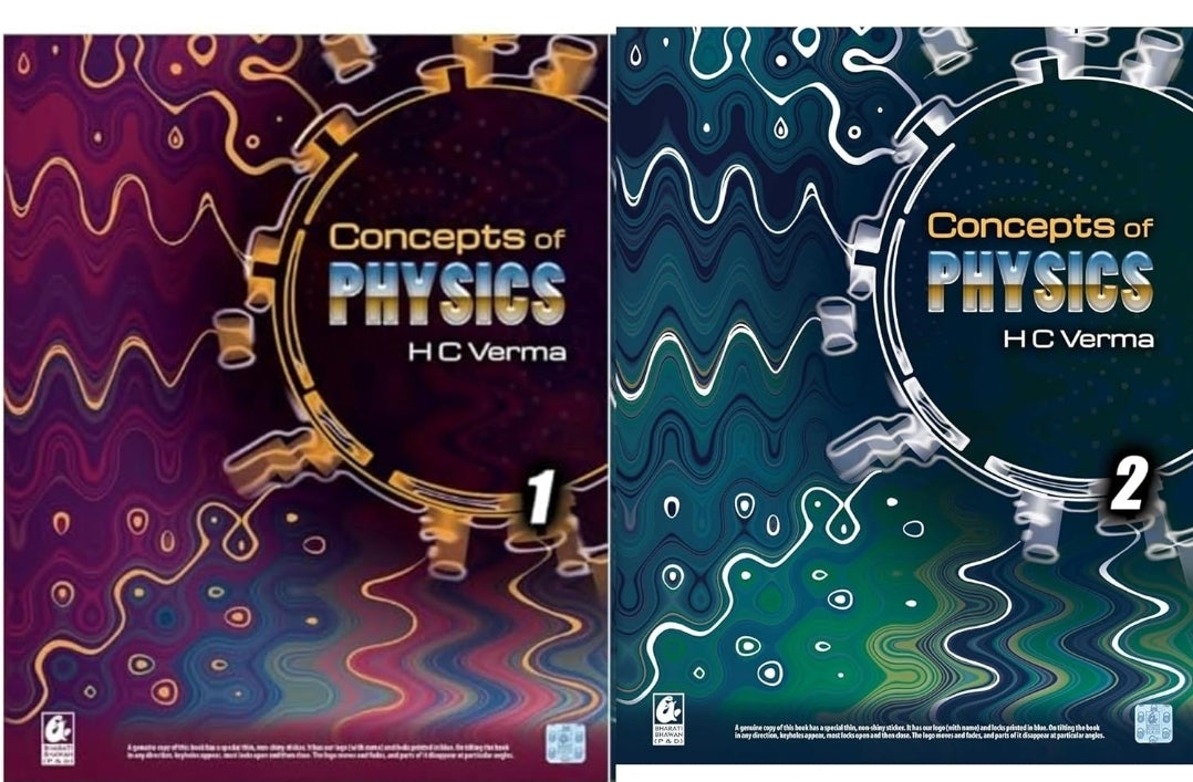 Concepts of Physics by HC Verma Vol 1 and 2 - Set of 2 Books For 2025 ...