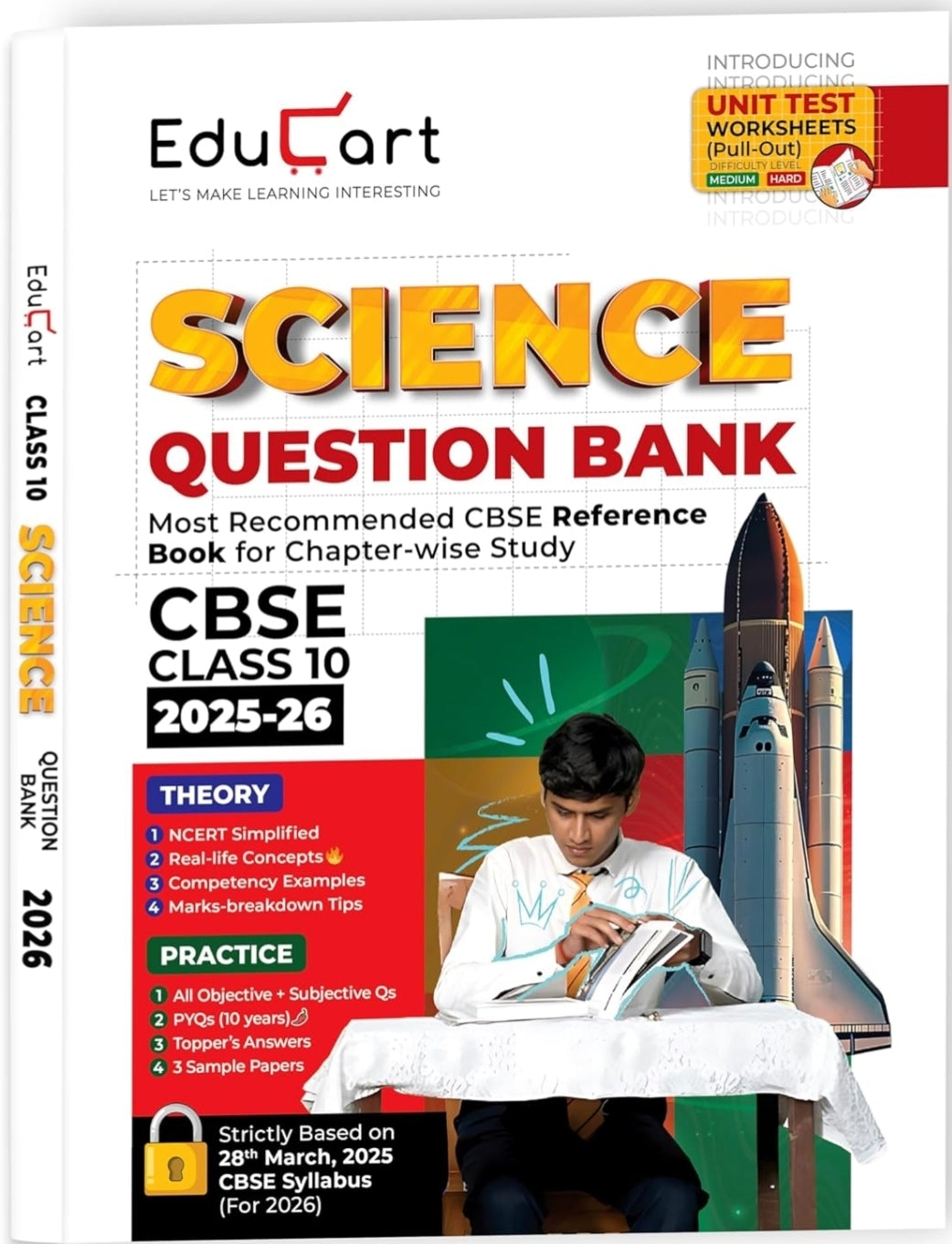 Educart CBSE Question Bank Class 10 Science 2025-26 on new Syllabus ...